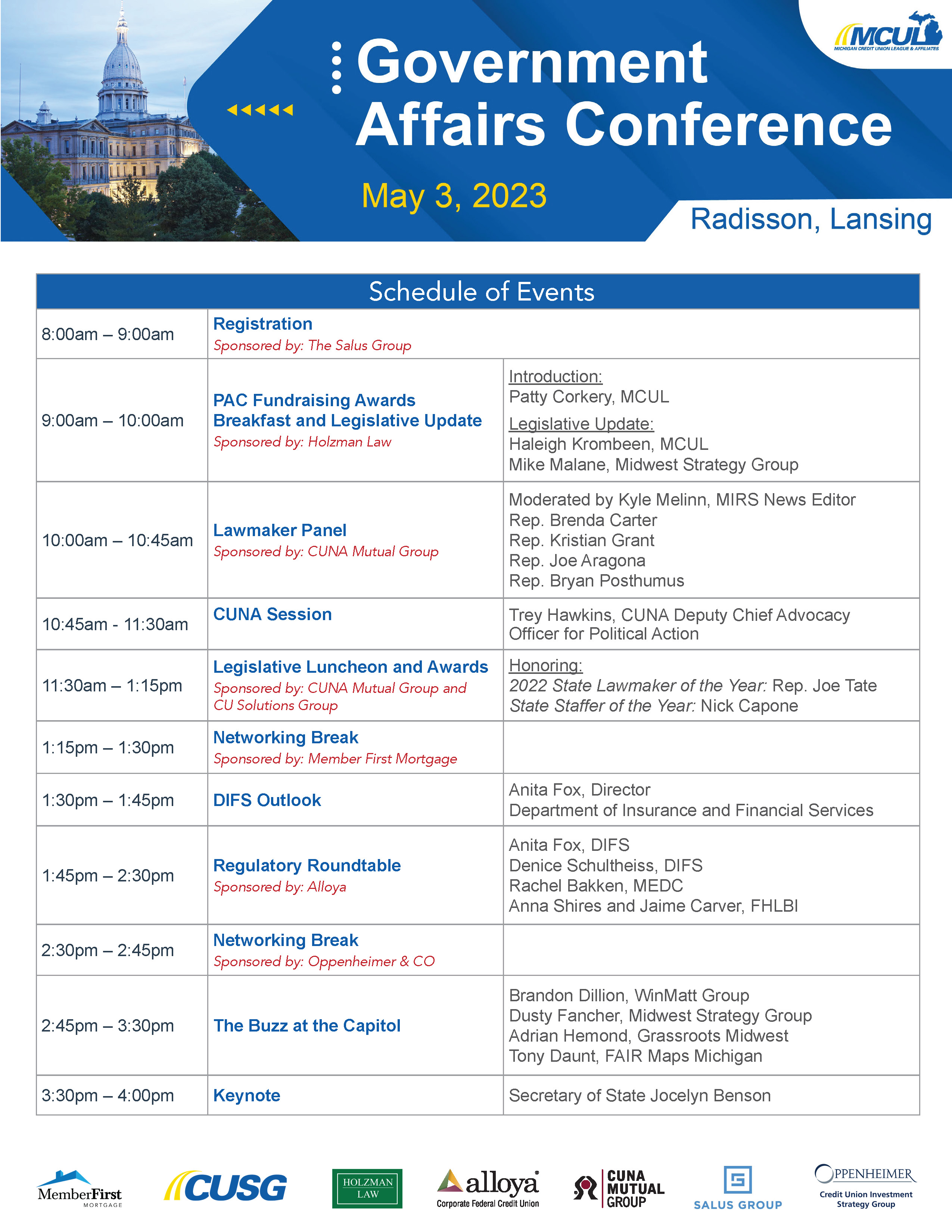 MCUL GAC - Michigan Credit Union League